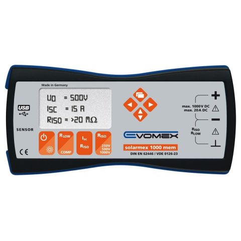 Solarmex 1000 MEM EVOMEX Solcellstestare 3121748 | Proffsmagasinet