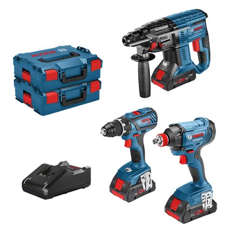 18V 3 TOOL KIT Bosch Verktøypakke 2930451 | Staypro