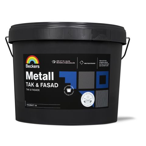 Metall Tak&Fasad Beckers Täckfärg 4065694 | Proffsmagasinet