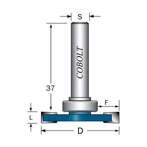 213-8009 Cobolt Skivnotfräs 1700214 | Verktygsproffsen